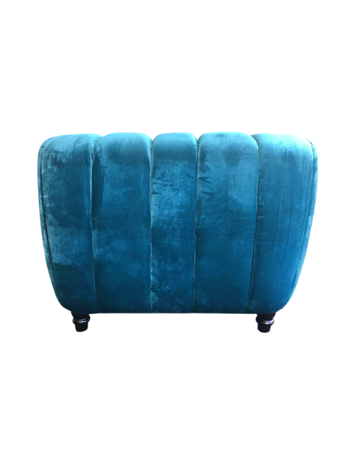Karli Peacock Velvet 1 Seat Sofa Furniture Sofas And Armchairs