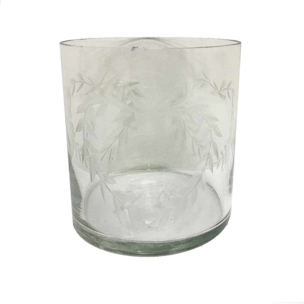 Small Glass Vase With Heart Engraving Decor Home Decor Affordable Luxury Living